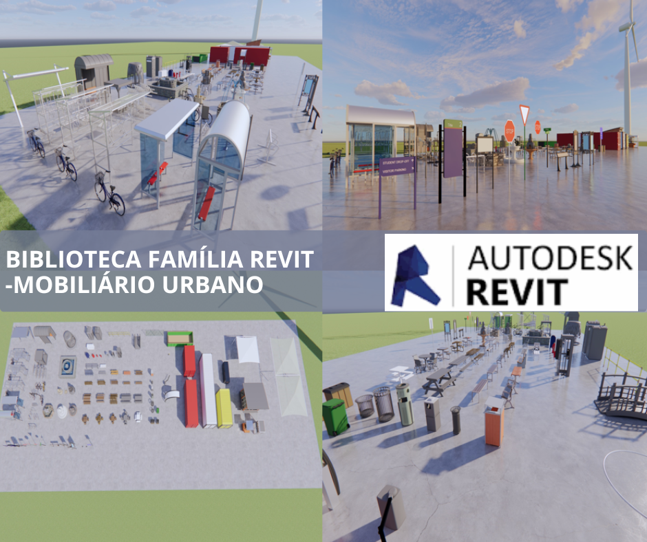BIBLIOTECA FAMÍLIA REVIT -MOBILIÁRIO URBANO - Daniel da Silva Souza...