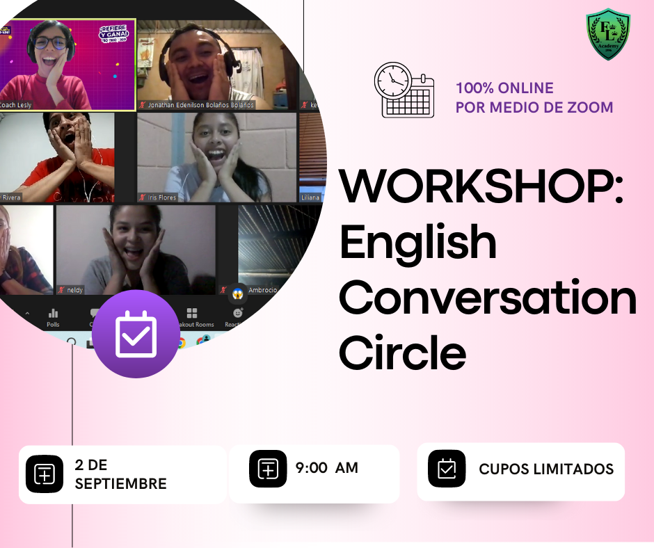 Workshop - English Conversation Circle - FerLes Academy | Hotmart