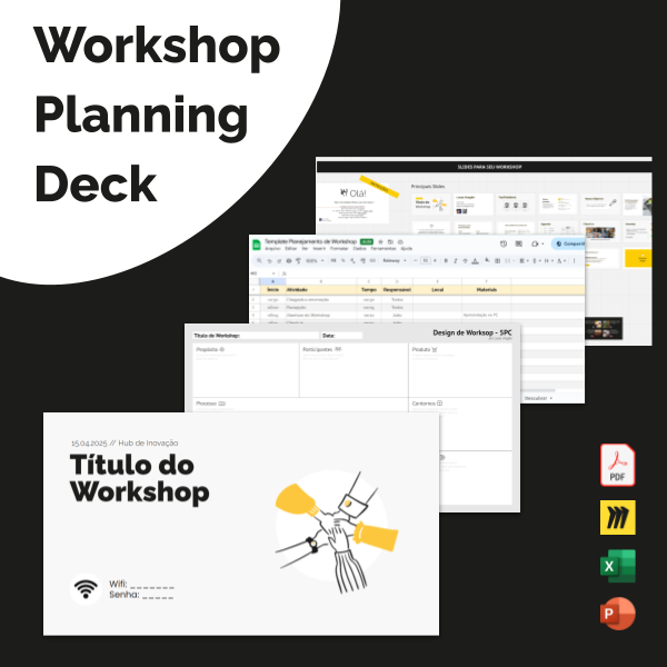 Workshop Planning Deck - Templates Lindos para Planejar e Facilitar...