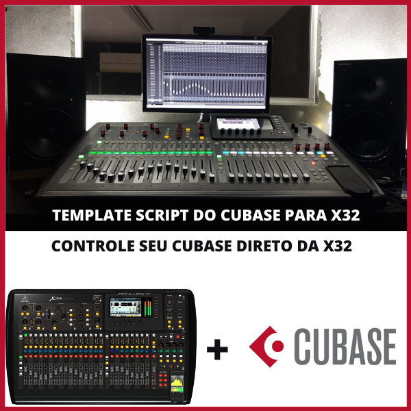 TEMPLATE SCRIPT X32 COM CUBASE