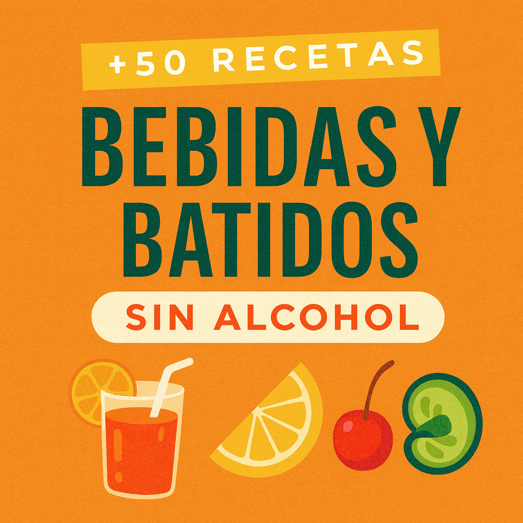 +50 Recetas de Bebidas y Batidos Sin Alcohol - Ares Company | Hotmart