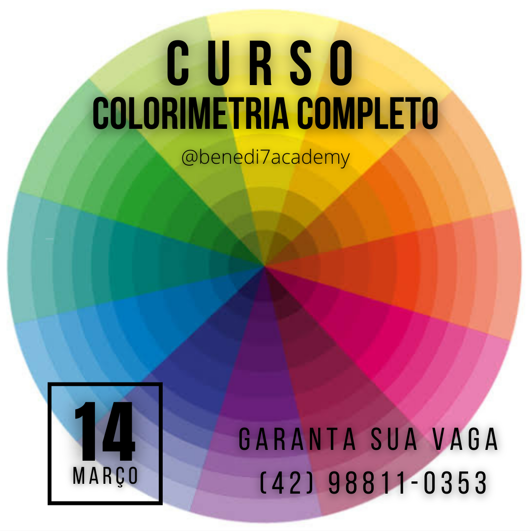 CURSO DE COLORIMETRA - BENEDITA ACADEMY