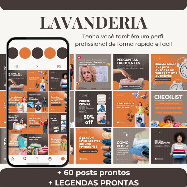PACK PARA LAVANDERIA - Jessica Braz | Hotmart