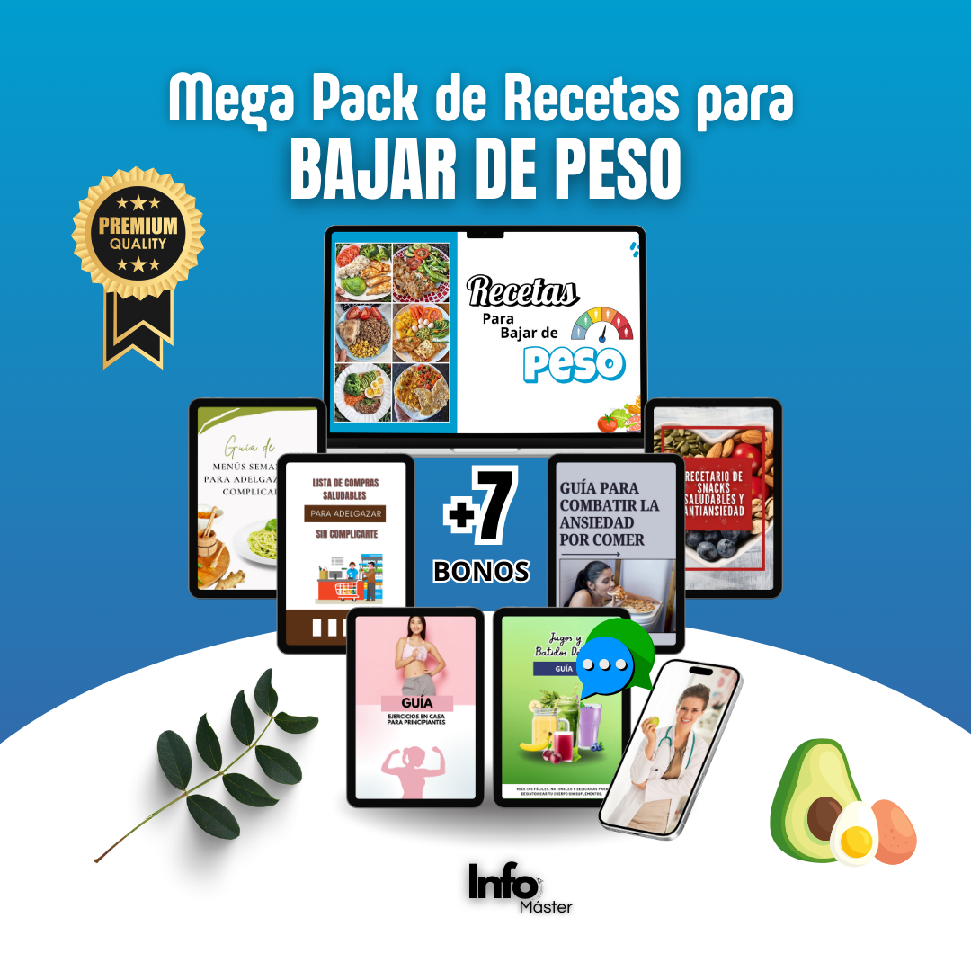 100 Recetas para bajar de peso + BONUS