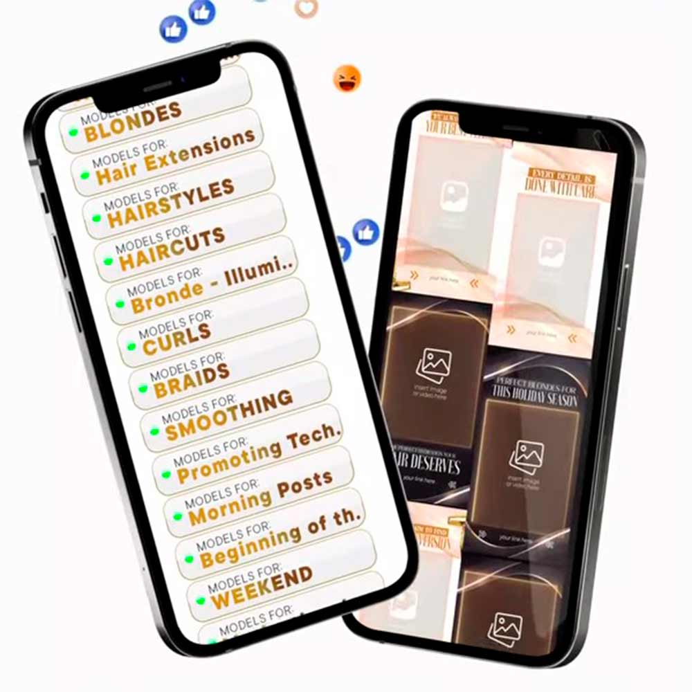 Hair Post GRAM - Templates Premium