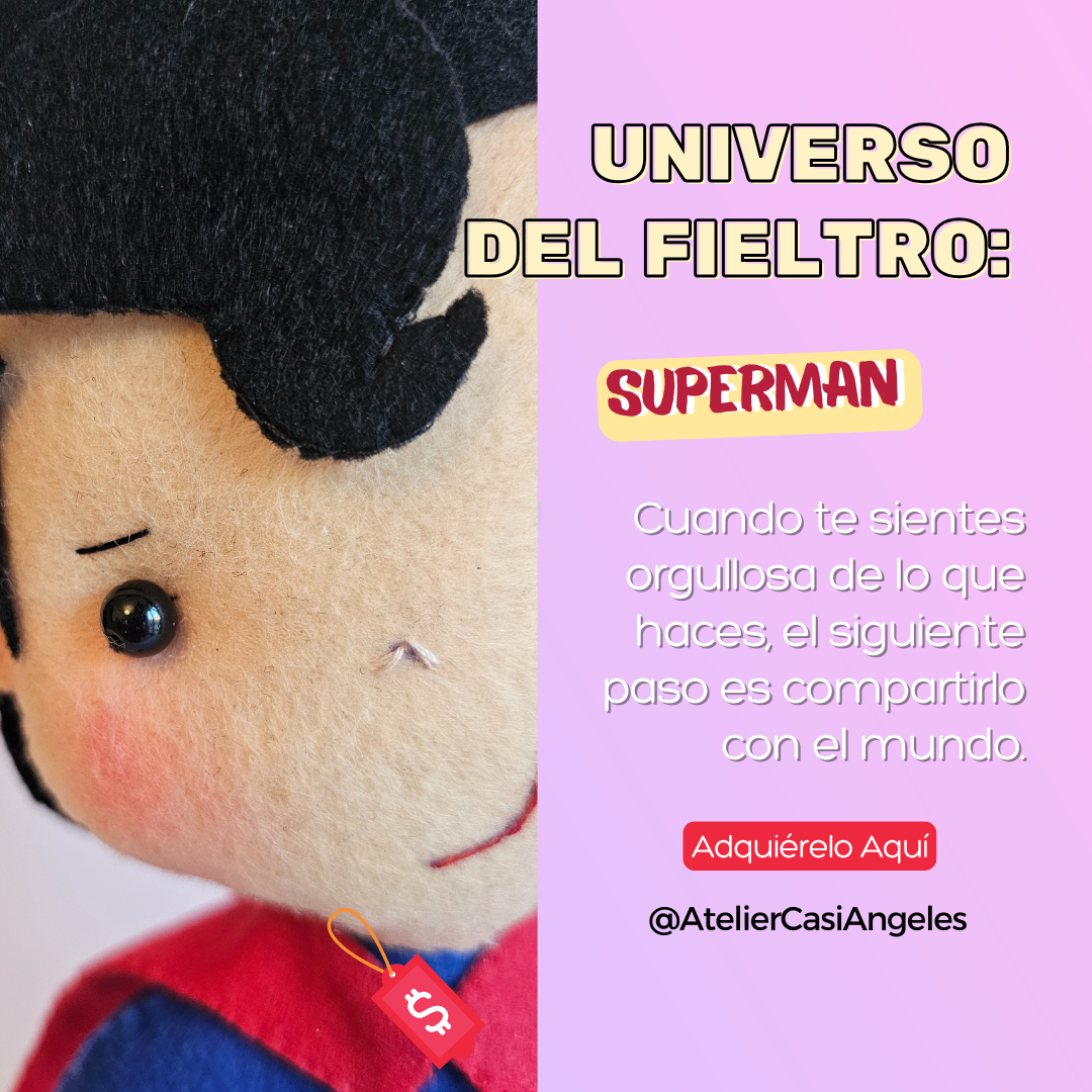 MOLDE: Superman - Atelier Casi Angeles | Hotmart