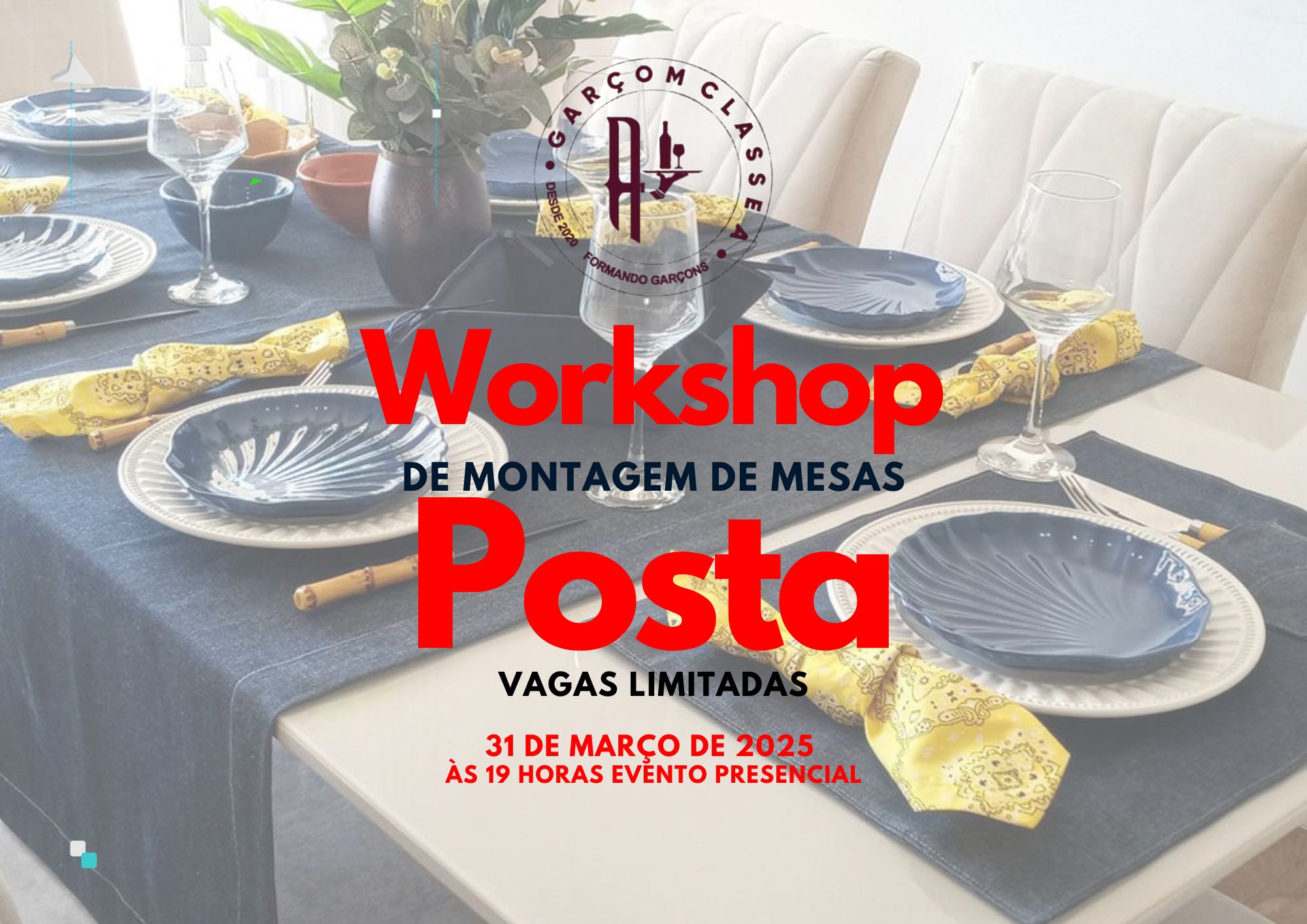 Workshop de Montagem de Mesa Posta - Cleiton Brito | Hotmart