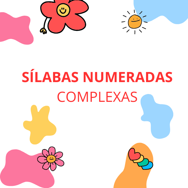 SÍLABAS NUMERADAS- complexas - Luciana Coelho | Hotmart