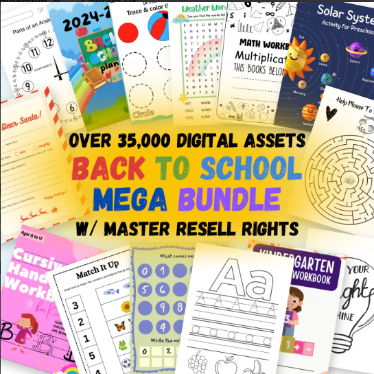 The Ultimate BACK TO SCHOOL Mega Bundle - Digital Download Activity ...