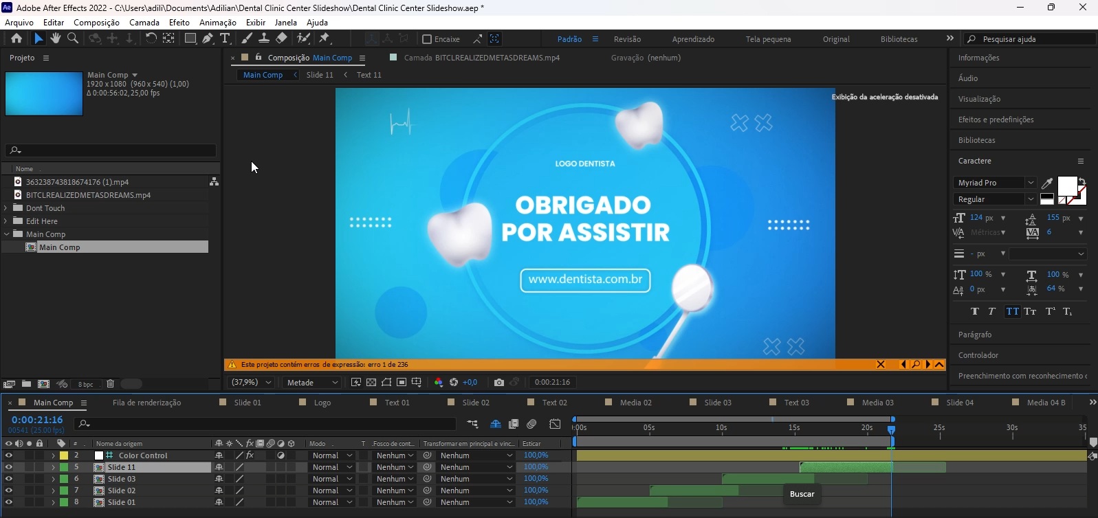 Curso Edição Audiovisual After Effects - Adilian Simão Scartezini