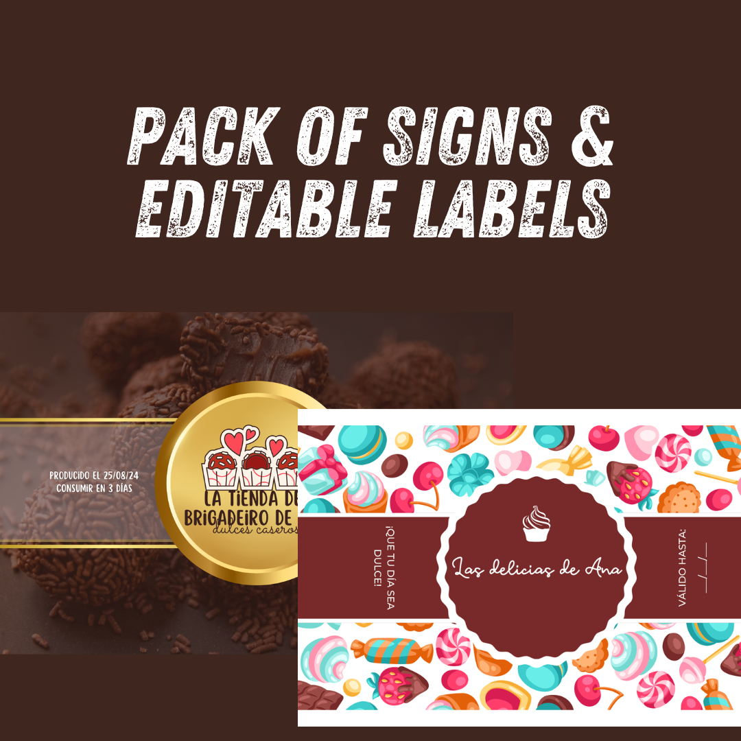 Pack of Editable Labels & Labels - ESS | Hotmart