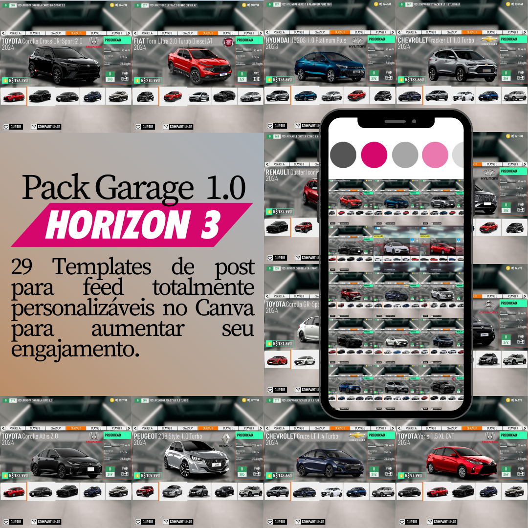 Pack Garage 1.0 - Horizon 3