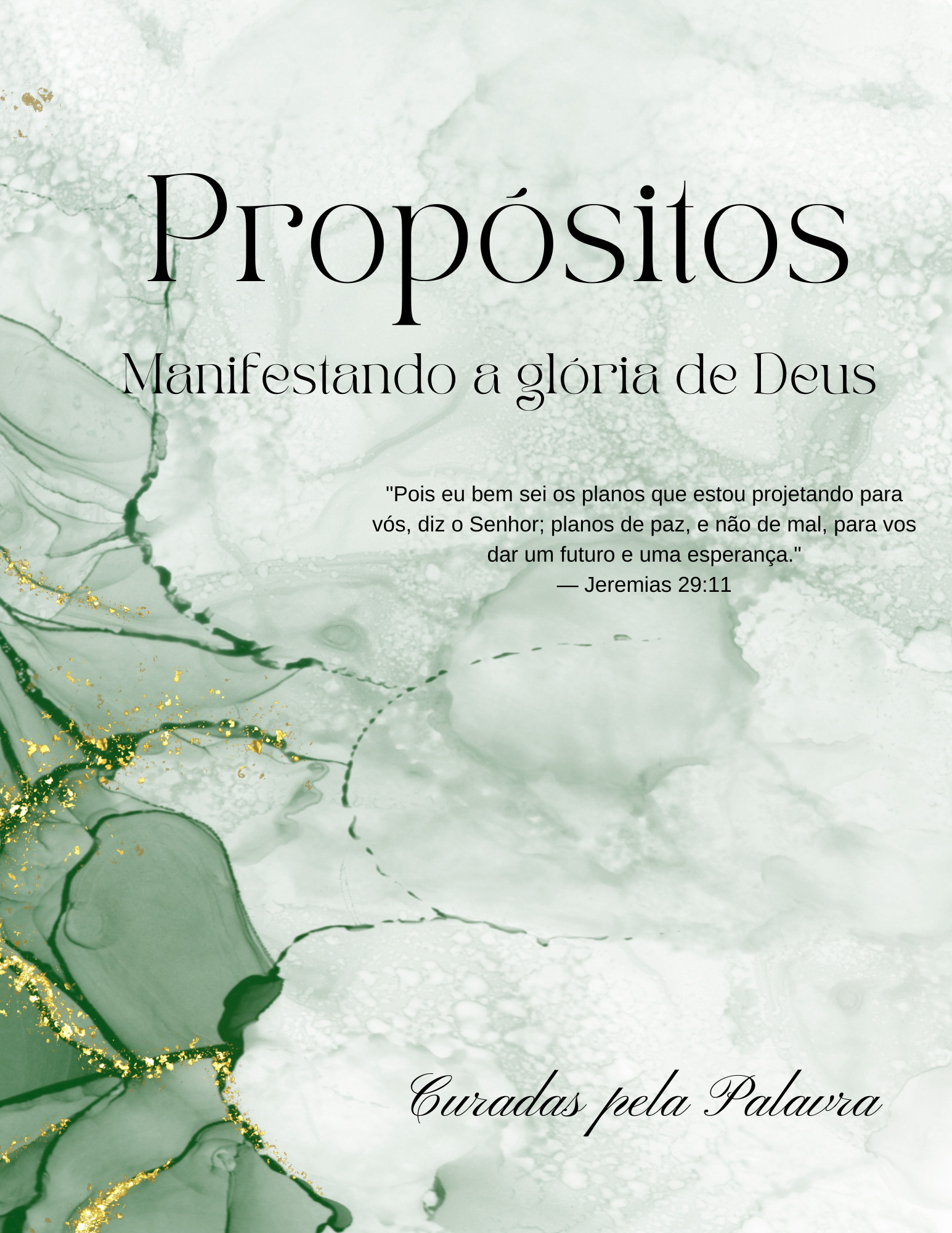 Caderno de Propósitos 2025 - Manifestando a Glória de Deus - Marta ...