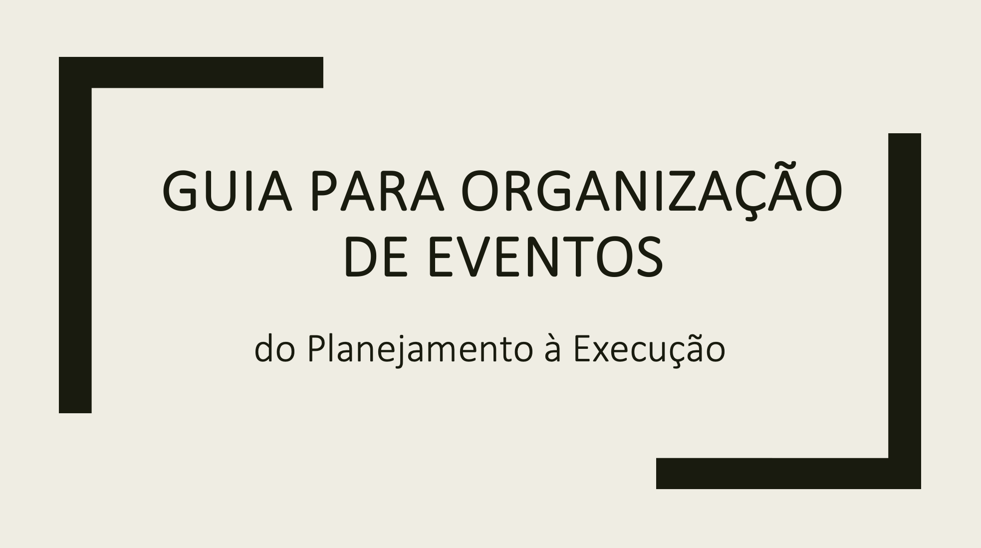 Guia para Organização de Eventos - EMA Agency | Hotmart