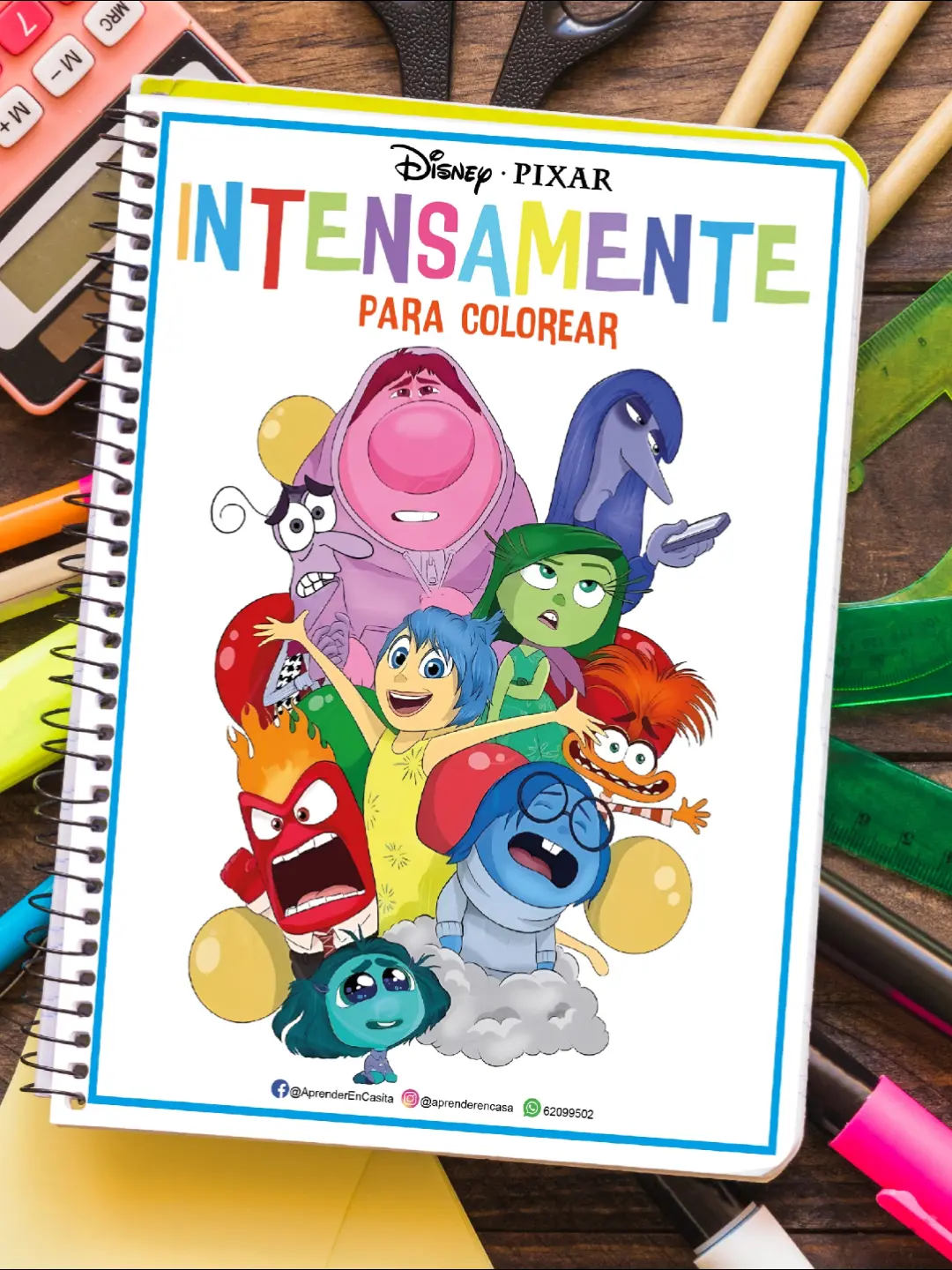 Libro para Colorear de Intensamente