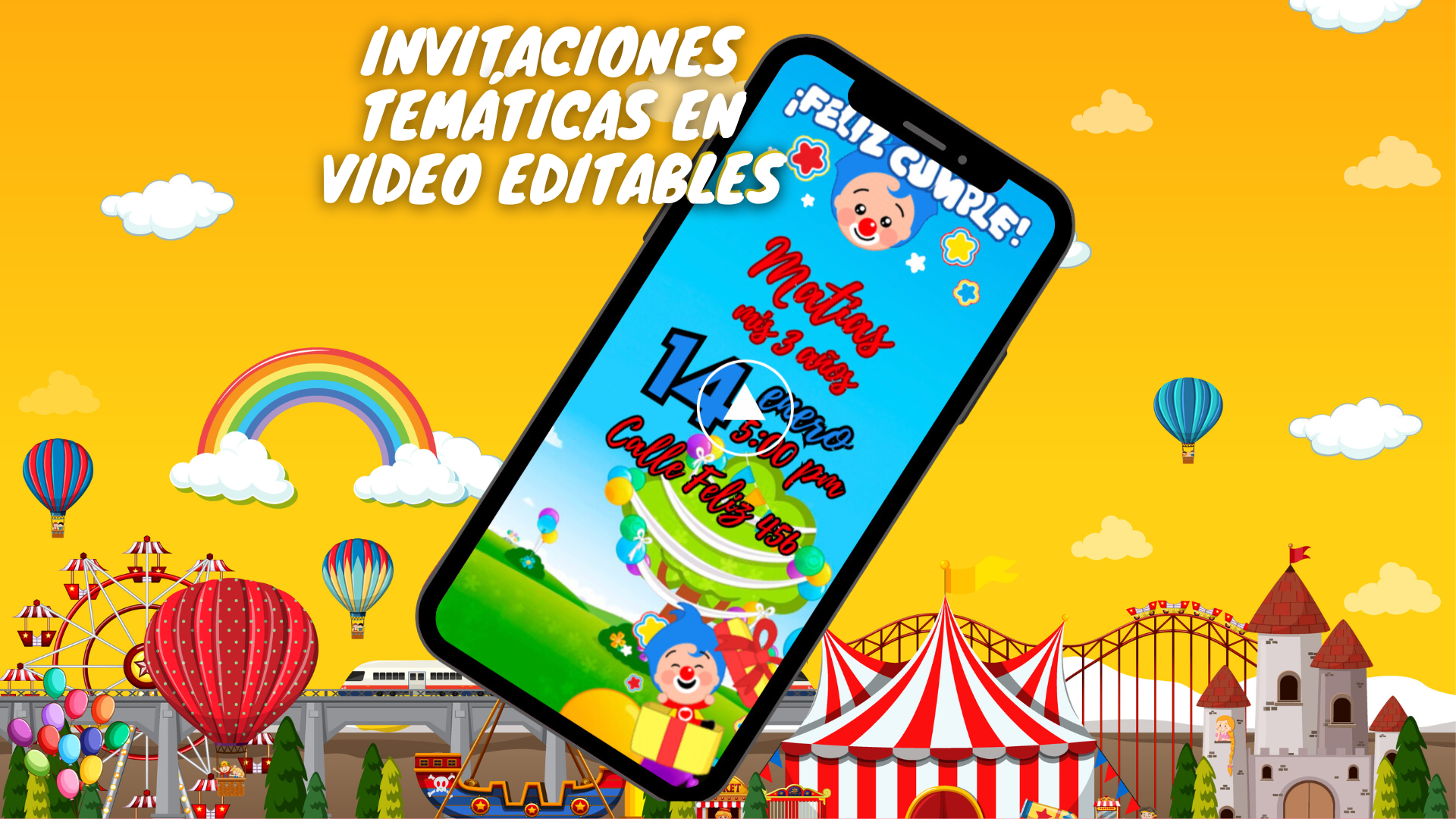 Invitaciones Animadas Editables - Agencia Sirius | Hotmart