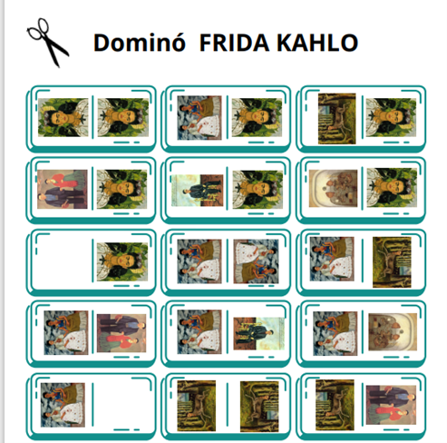 DOMINÓ FRIDA KAHLO - Ateliê Edu | Hotmart