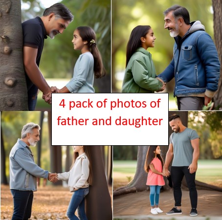 Photographs for psychology father and daughter
