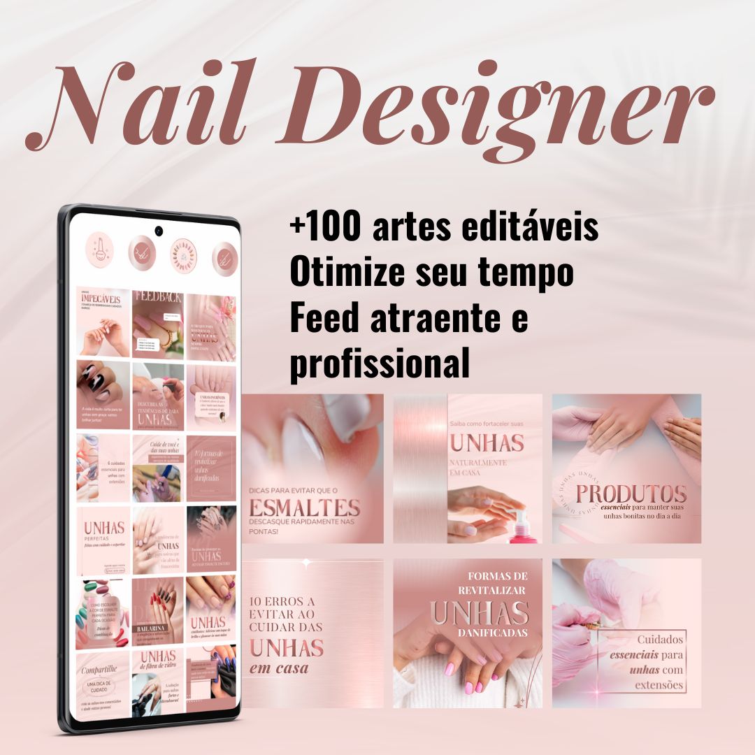 Kit pack Canva Nail Designer - Honorato | Hotmart