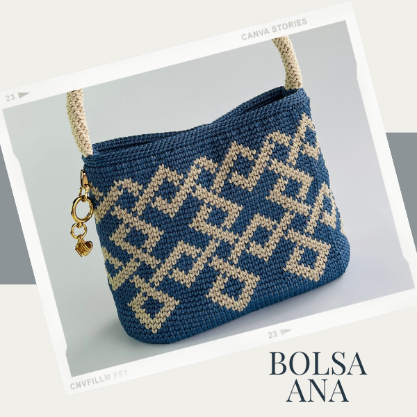 Bolsa Ana - Curso de Crochê