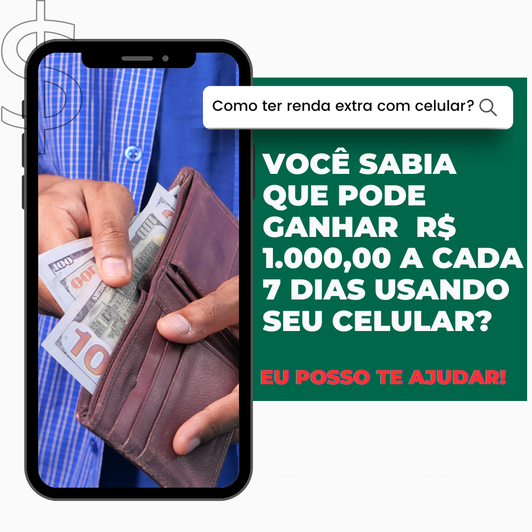 Descubra 20 Maneiras Fáceis de Encher o Bolso com R$1.000,00 em Apenas ...