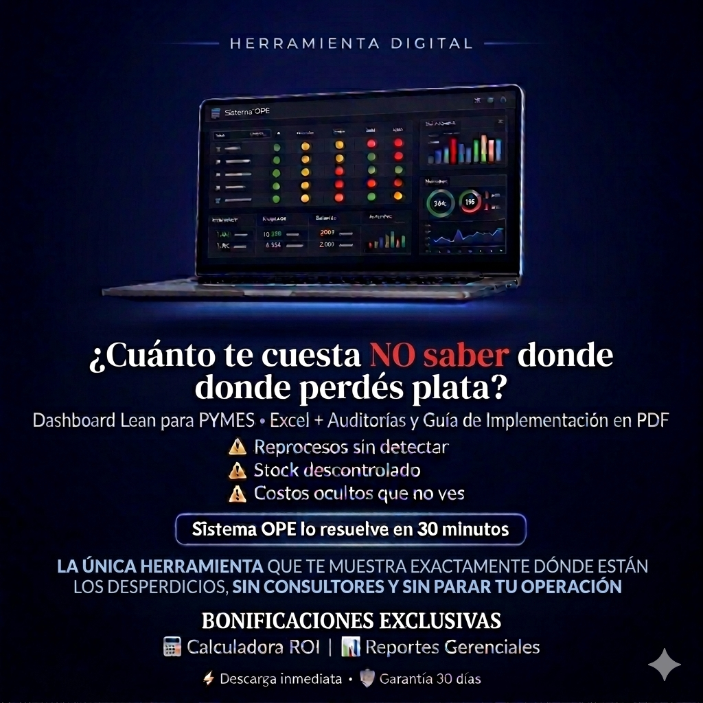Dashboard Lean Sistema OPE | Hotmart