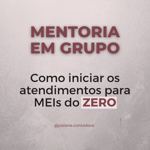 Mentoria em Grupo do MEI - Josiane Silvestri | Hotmart