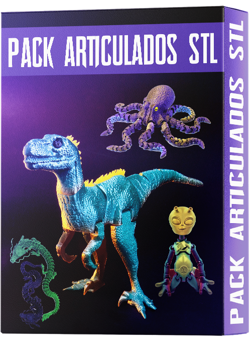 PACK ARTICULADOS STL - Cleilton Timóteo | Hotmart