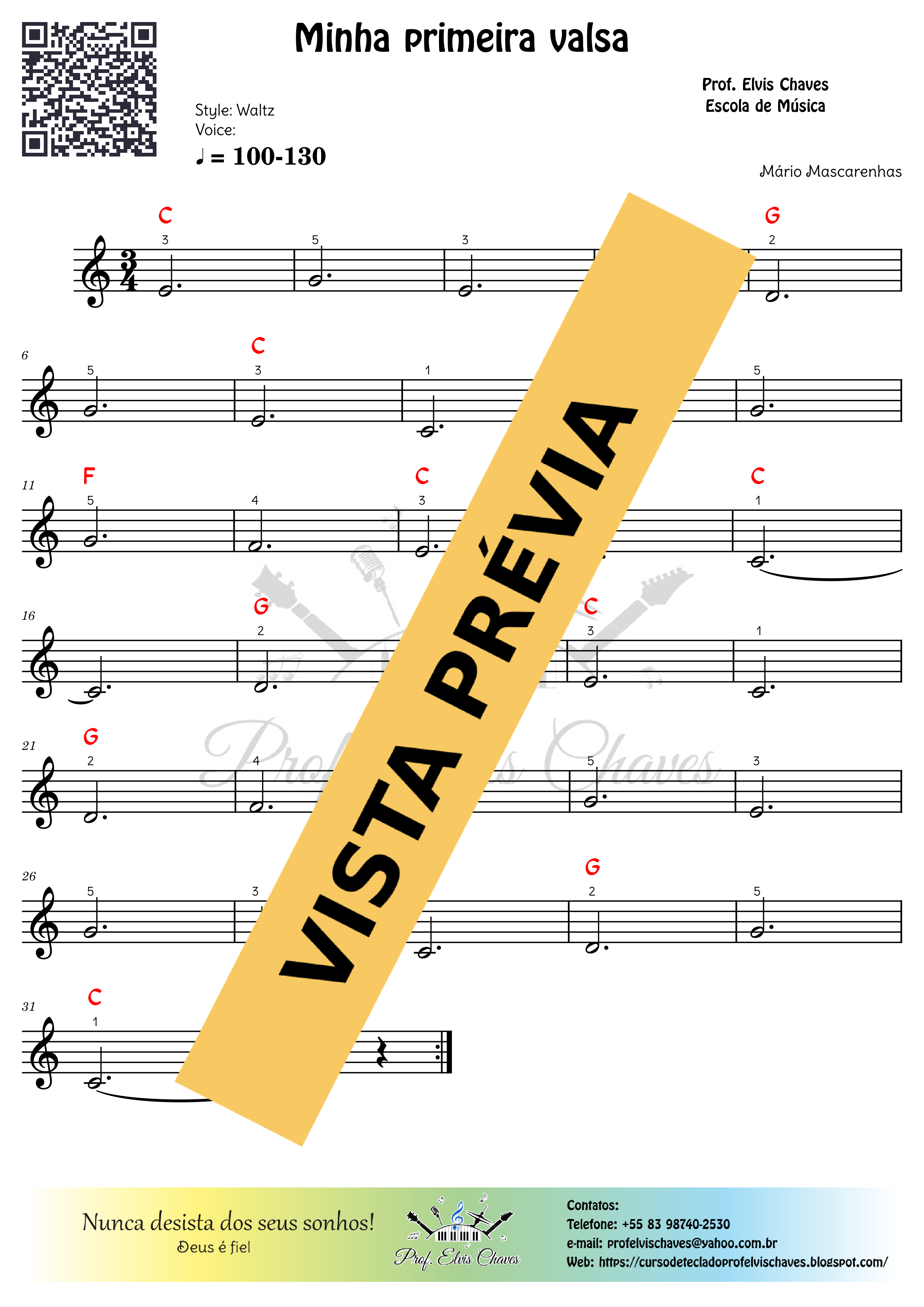 🎼 Minha primeira valsa (2) - 6687 - Mário Mascarenhas - Tutorial P...