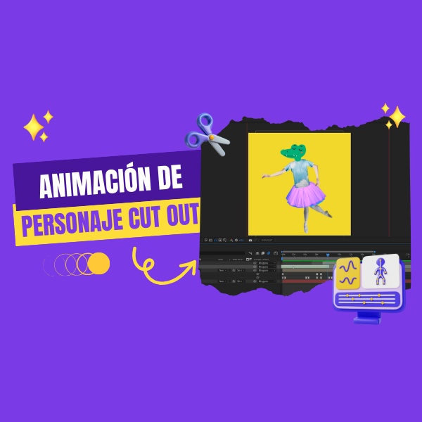 Animación de personaje estilo collage - Animando Ando | Hotmart