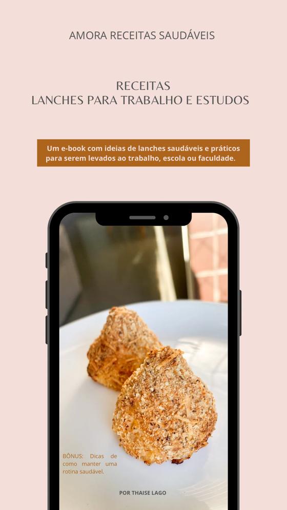 Um e-book com ideias de lanches saudáveis e práticos para serem lev...