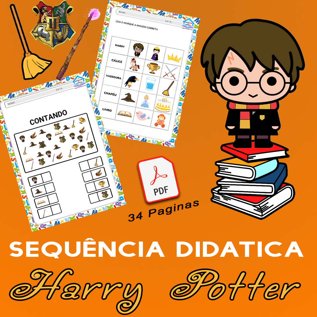 Sequência didática de alfabetização Harry Potter - Welington Rodrig...