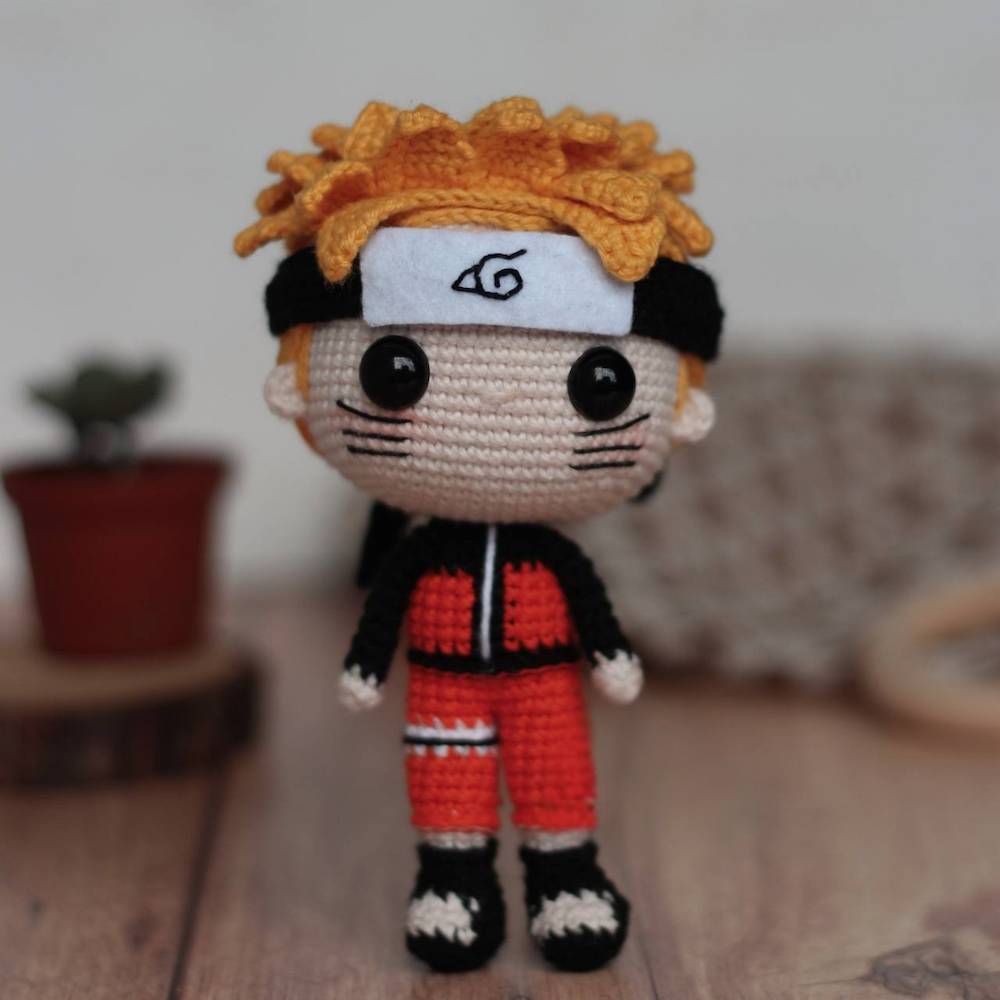Cute Naruto Doll Amigurumi Crochet Pattern