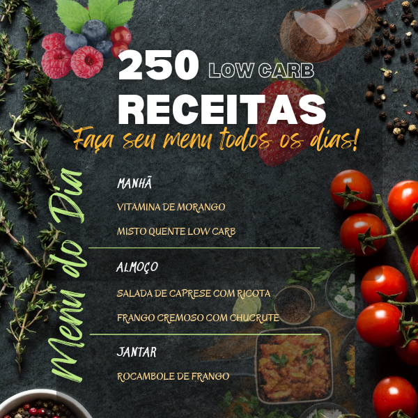MENU SAUDÁVEL DE RESTAURANTE - TODOS OS DIAS EM CASA - 250 RECEITAS...