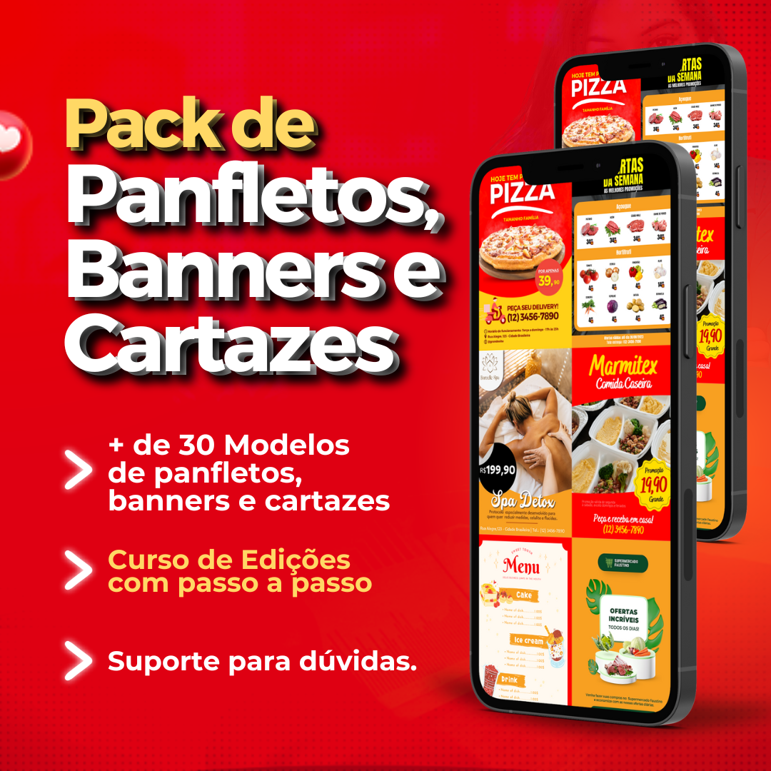 Combo de Panfletos, Banners e Cartazes - Isa Pacheco @isapachecorea...