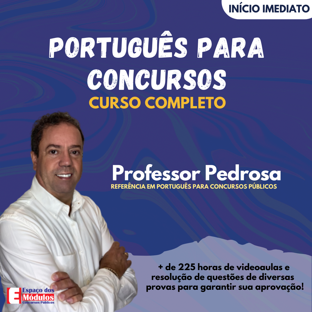 CURSO COMPLETO DE LÍNGUA PORTUGUESA - PROFESSOR PEDROSA - Professor...