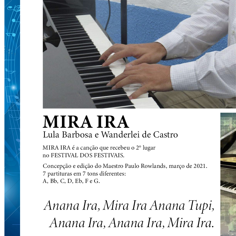 PARTITURA de MIRA IRA - Maestro Paulo Rowlands | Hotmart