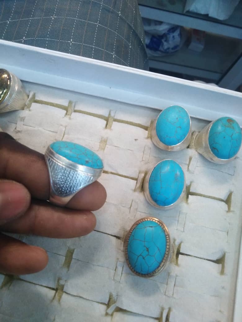 Ring of Feruza Stone (Turquoise)