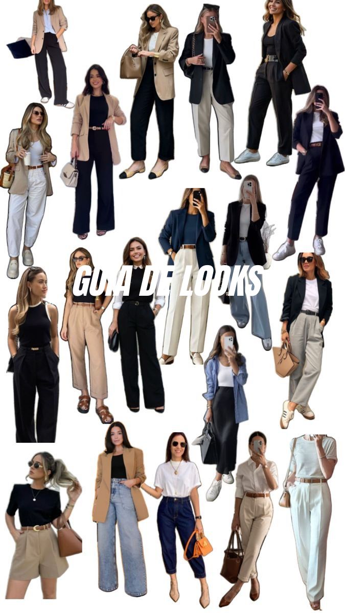 Guia Completo de Looks: 300+ Combinações para Todas as Ocasiões - G...