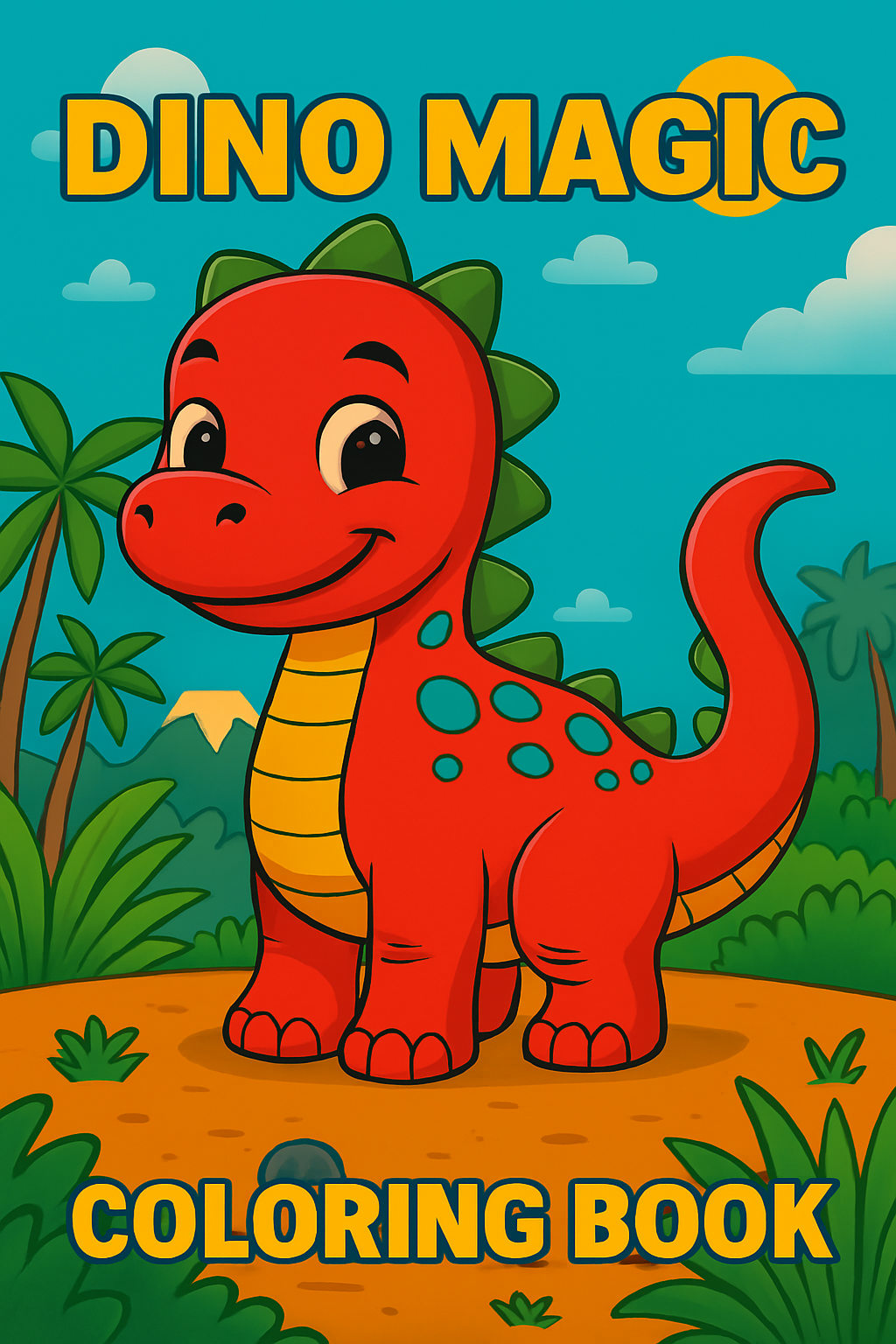 Dino Magic Coloring Book - CHILDREN BOOKS | Hotmart