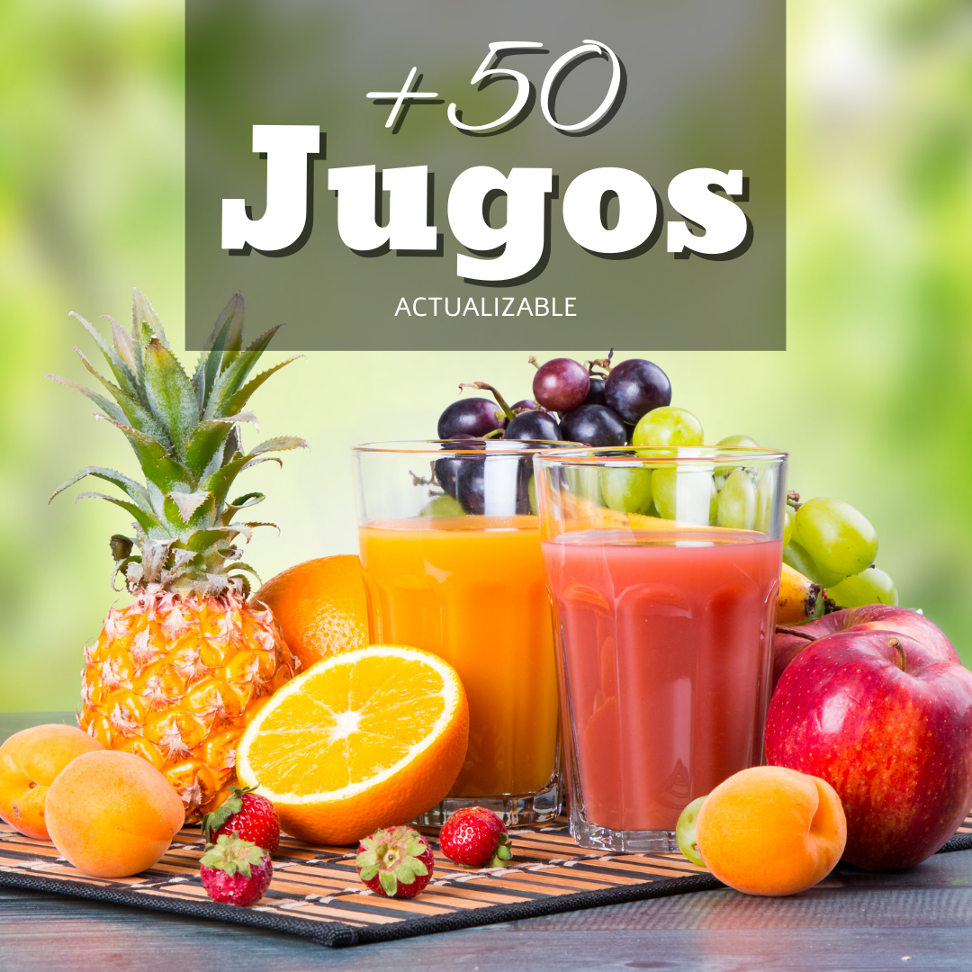 Jugos 50 Recetas: Para todas las ocasiones y todos los gustos (ACT...
