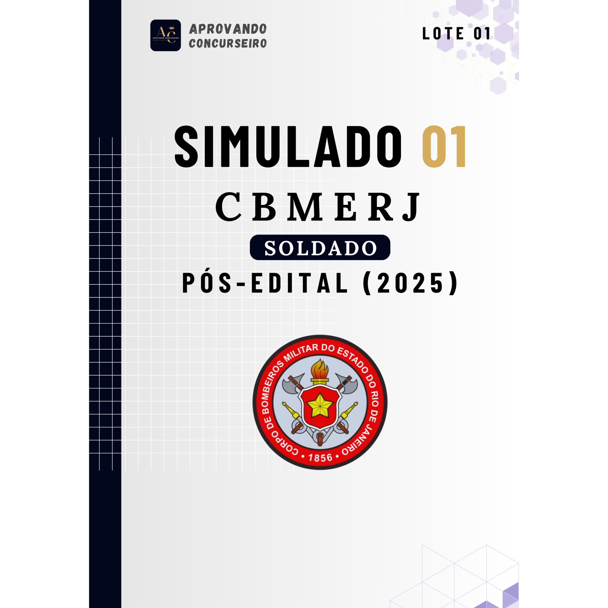 07 Simulados Comentados CBMERJ - Soldado (Pós edital 2025) - Aprova...