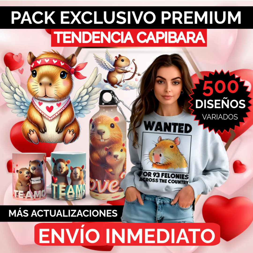 MEGA PACK PREMIUM TENDENCIA VIRAL CAPIBARA 2025 - MEGA PACK EXPERT ...
