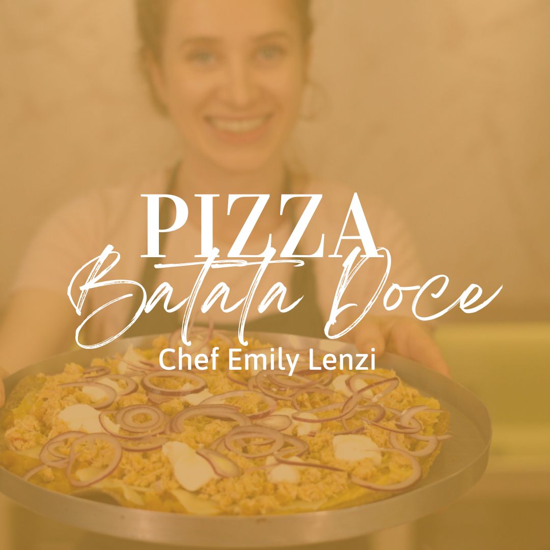 Pizza de Batata Doce da Chef Emily - Emily Salvadori Lenzi | Hotmart