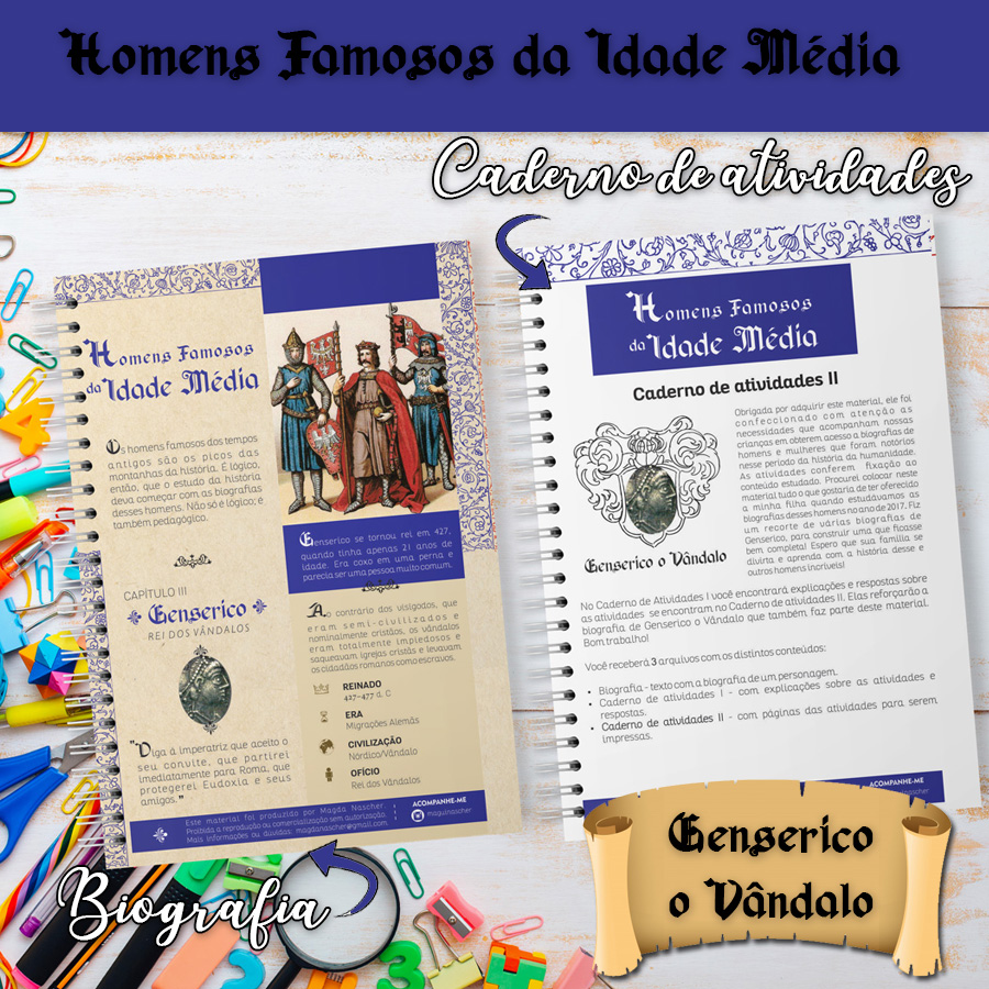 GENSERICO REI DOS VÂNDALOS - HOMENS FAMOSOS DA IDADE MÉDIA - Magda ...