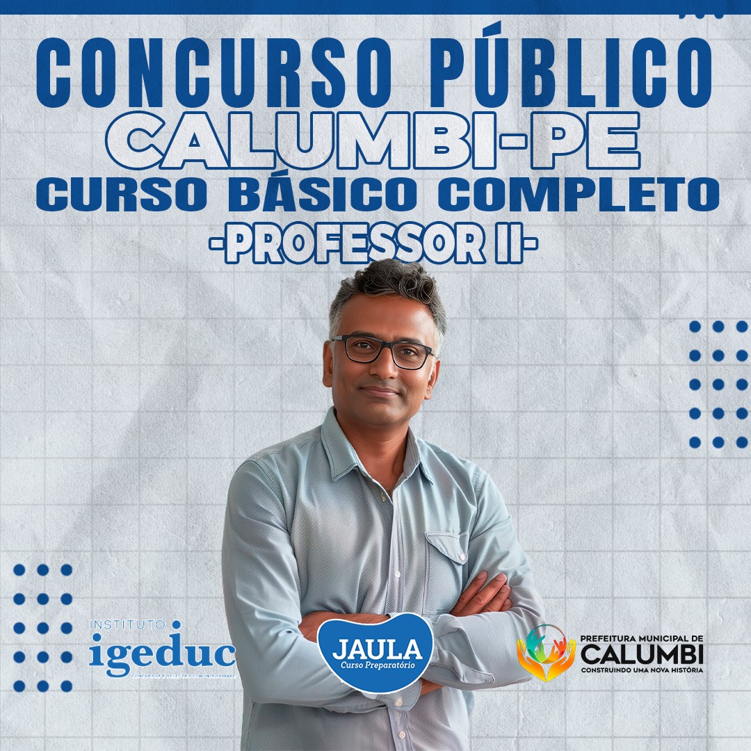 PROFESSOR II (IGEDUC) - CALUMBI-PE