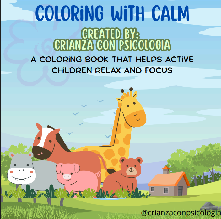 Coloring with Calm– Coloring Book for Kids with ADHD - Laura Andrad...