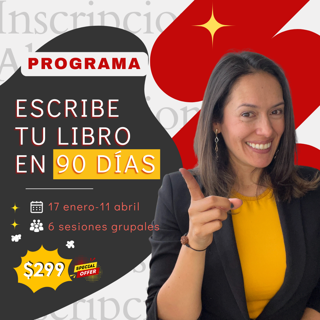 ESCRIBE TU LIBRO EN 90 DÍAS - Jenny linares | Hotmart