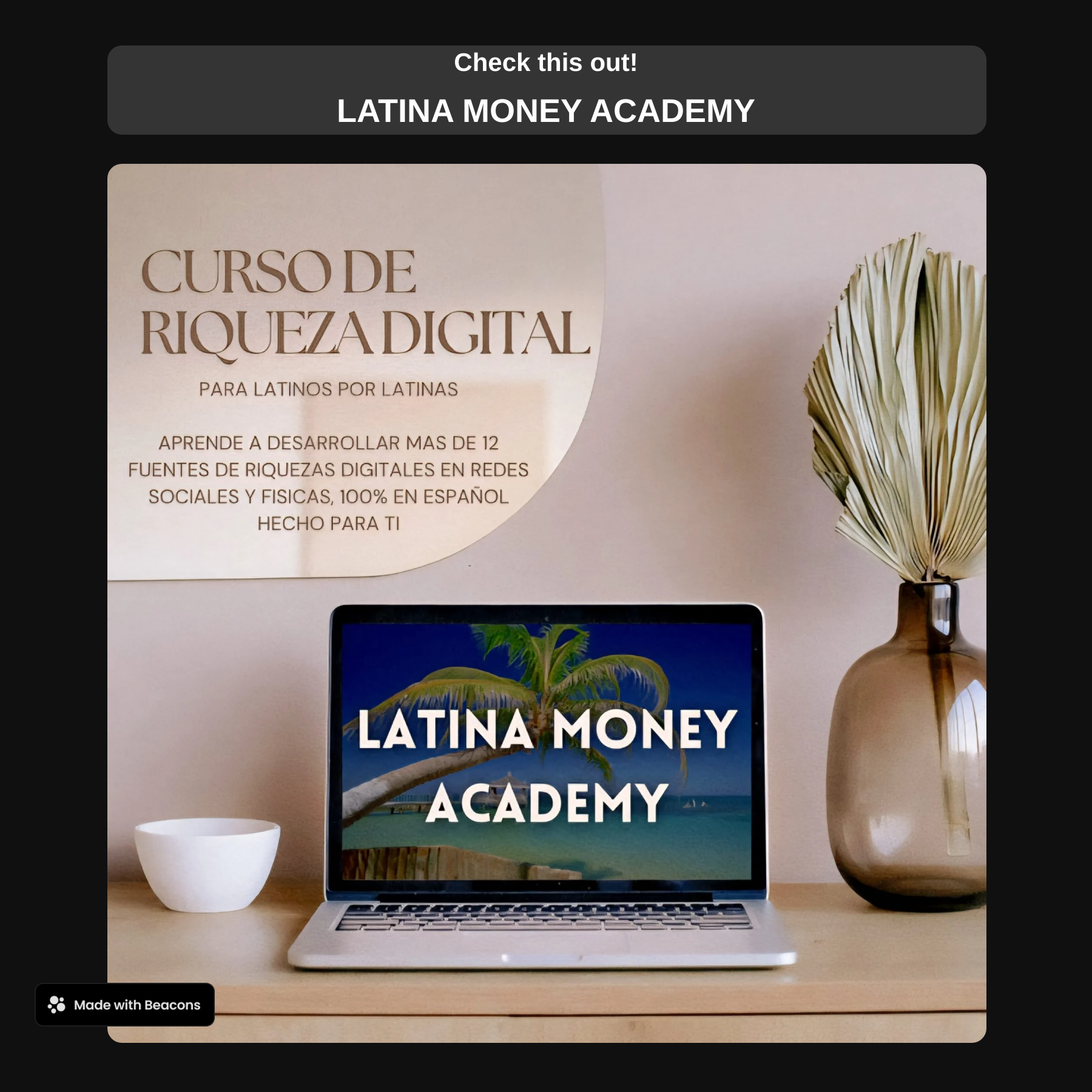 Latina Money Academy - Dulce calixto | Hotmart