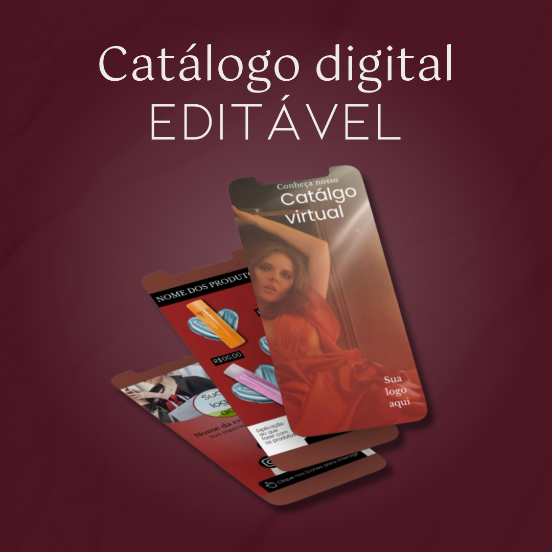 CATÁLOGO DIGITAL EDITÁVEL